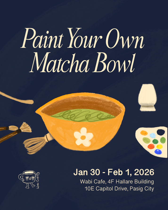 Paint Your Own Matcha Bowl – Wabi Sabi PH
