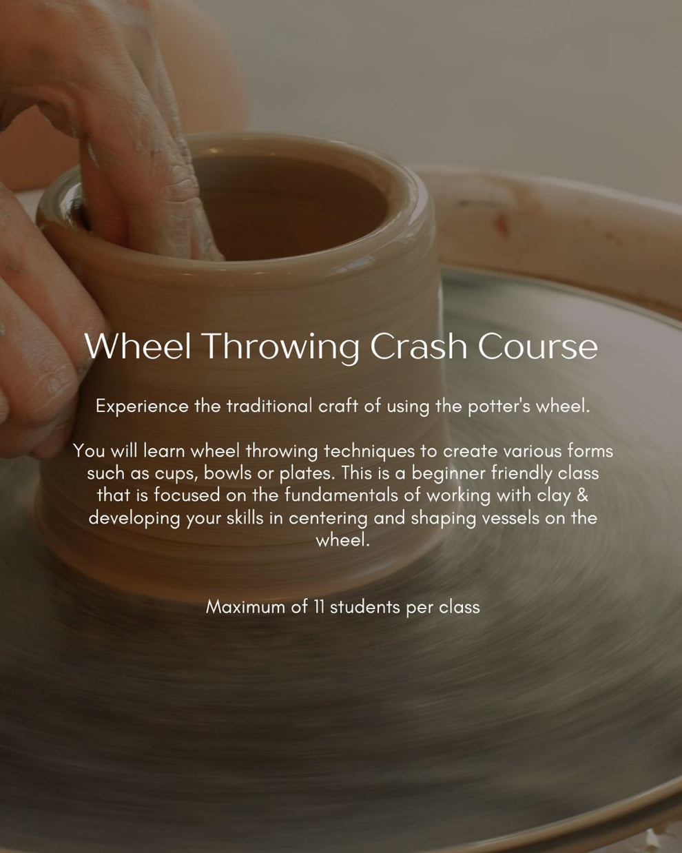 Wheel Throwing Workshop (3 Session) – Wabi Sabi PH